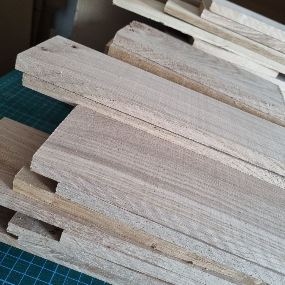 10kg Oak Hardwood Offcuts | 12mm Thick Solid Oak Offcuts | Various ...