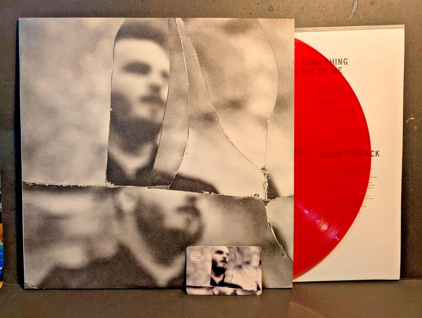 DUSTIN KENSRUE - Carry The Fire *LP* LIMITED RED to 1.000 only THRICE N ...