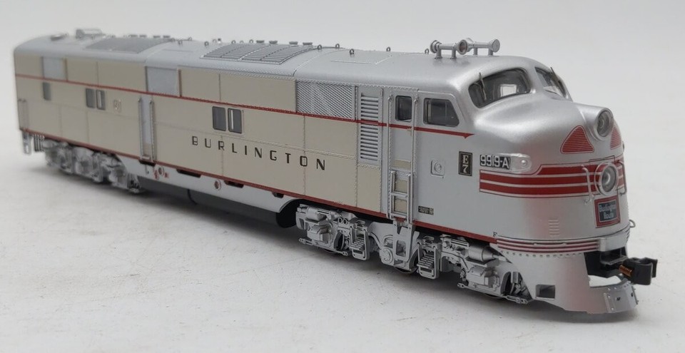 Broadway Limited 5411 HO CB&Q EMD E7 A-Unit Diesel Locomotive w/ DCC ...