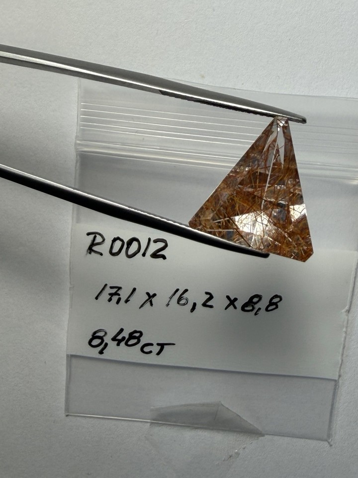 R0012- Rutilated Quartz, Rutile quartz, Angel Hair, Red Rutilated ...