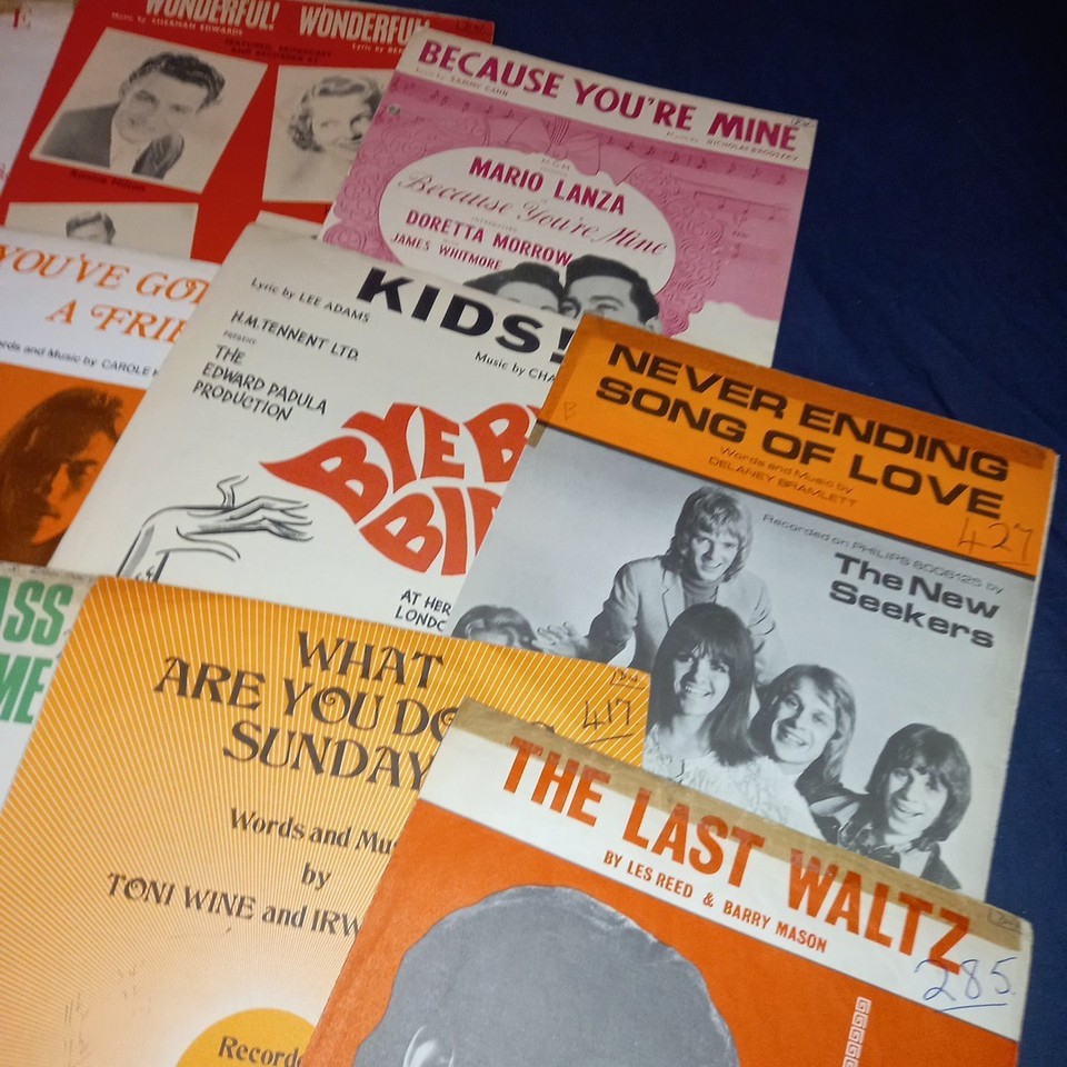 JOB LOT VINTAGE SHEET MUSIC...... | eBay UK