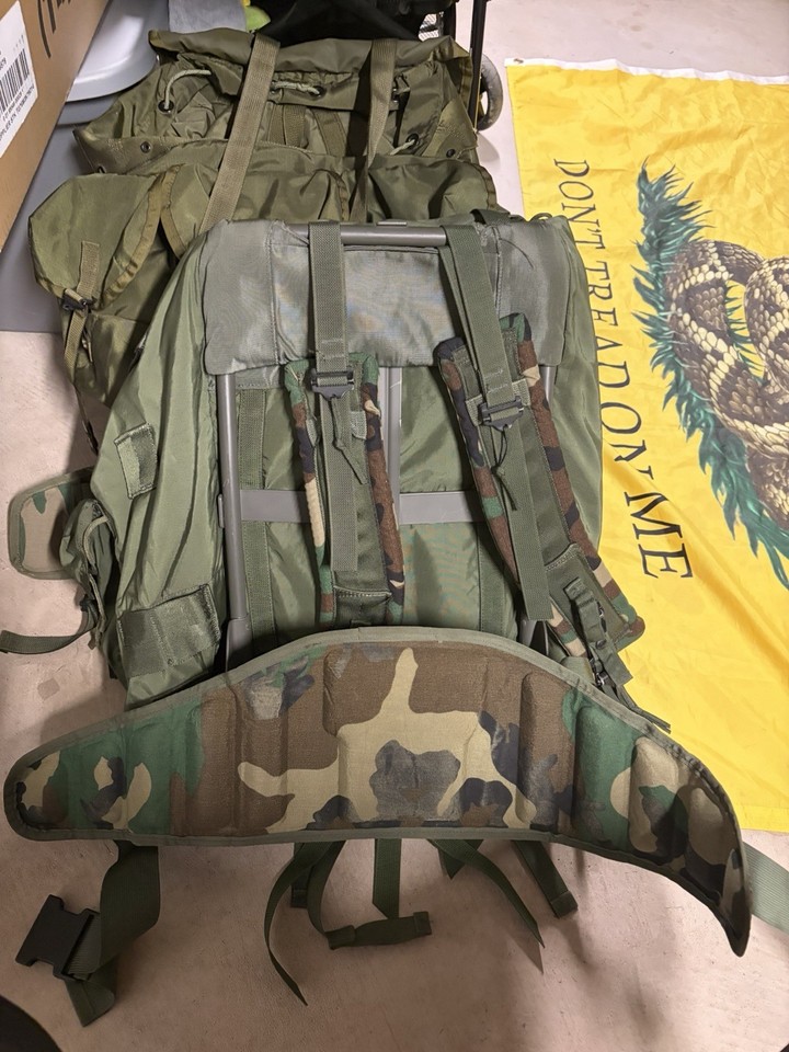 2 Alice Packs Large Complete Set with Frame, Shoulder Straps, and Waist ...