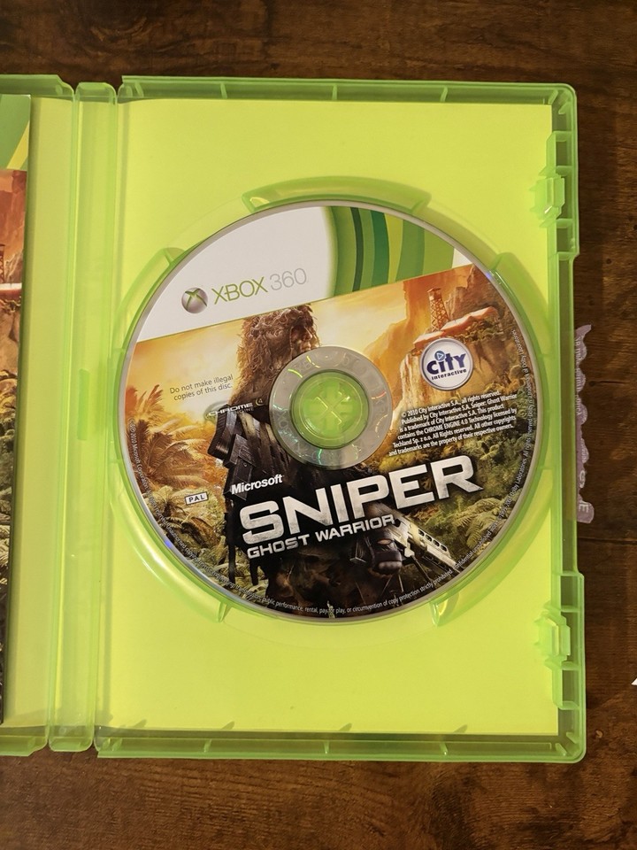 Sniper: Ghost Warrior Xbox 360 No Manual Good Condition | eBay UK