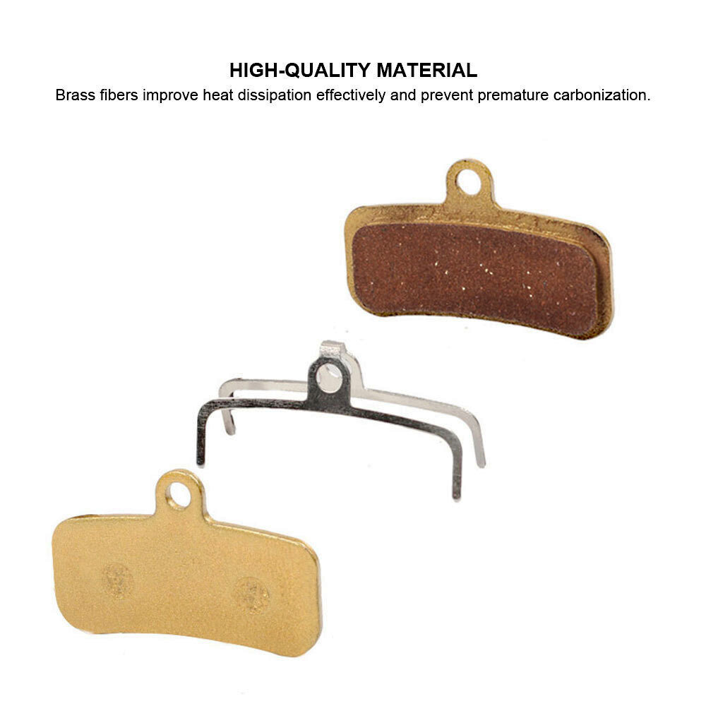 Gold Motorcycle Brake Pads with 4mm/0.15" thickness Fit For Light Bee ...