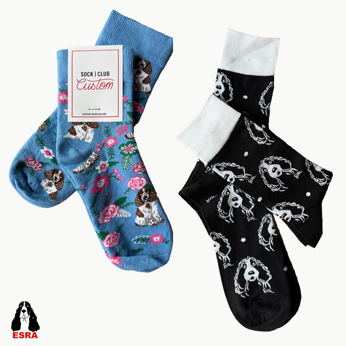 Custom Unisex Springer Spaniel Socks | eBay
