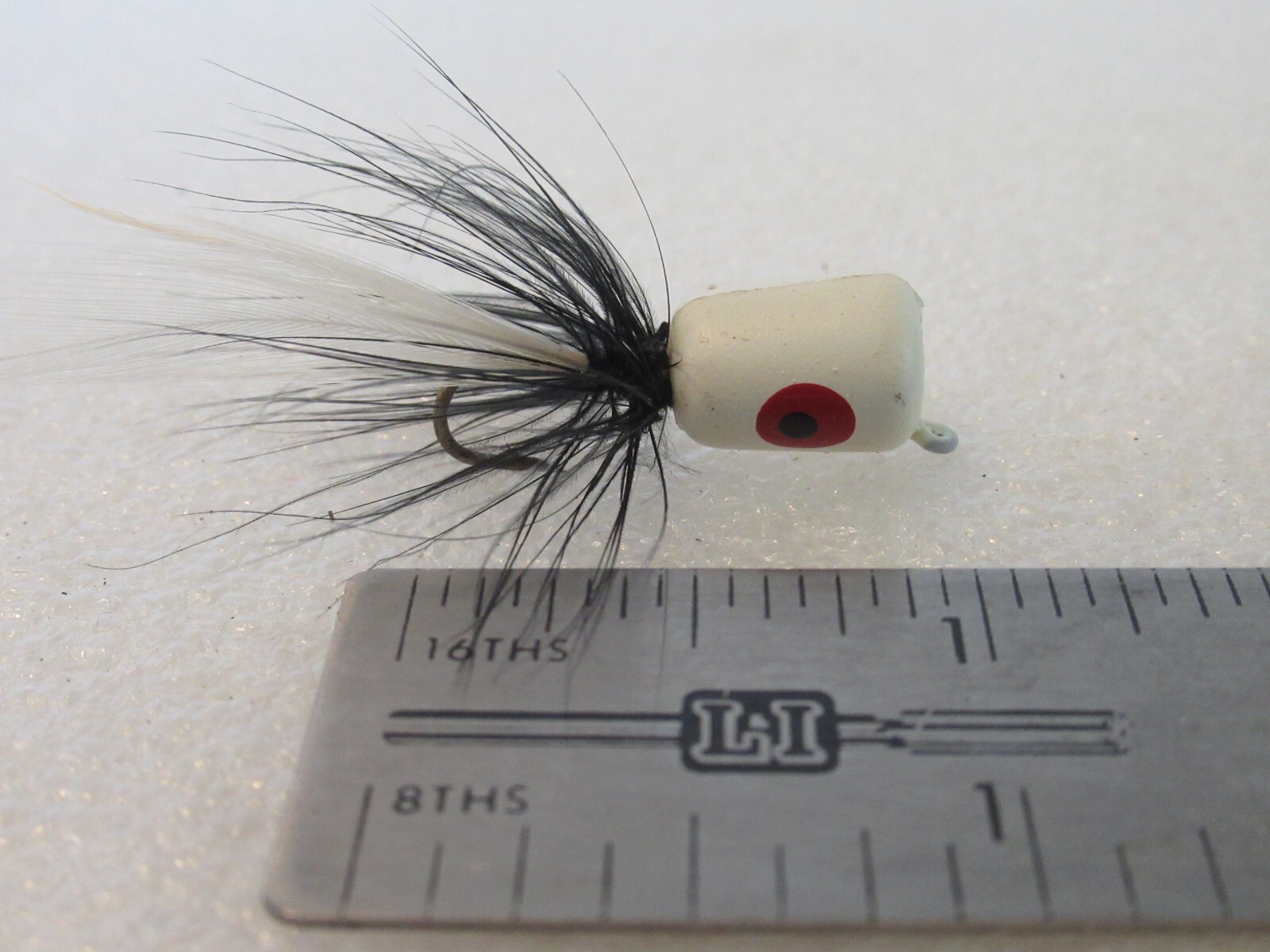 12 Fly Fishing Panfish Poppers Flies Bugs Sz 8 Hook Bluegill Bass Trout ...