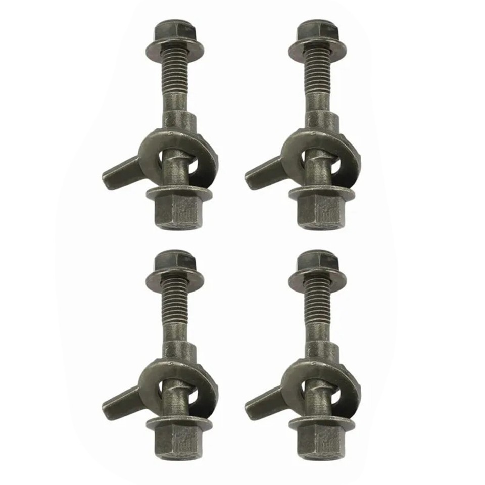 4Pc BOLTS 14MM FRONT LEFT & RIGHT CAMBER ALIGNMENT ADJUSTABLE CAM BOLTS ...