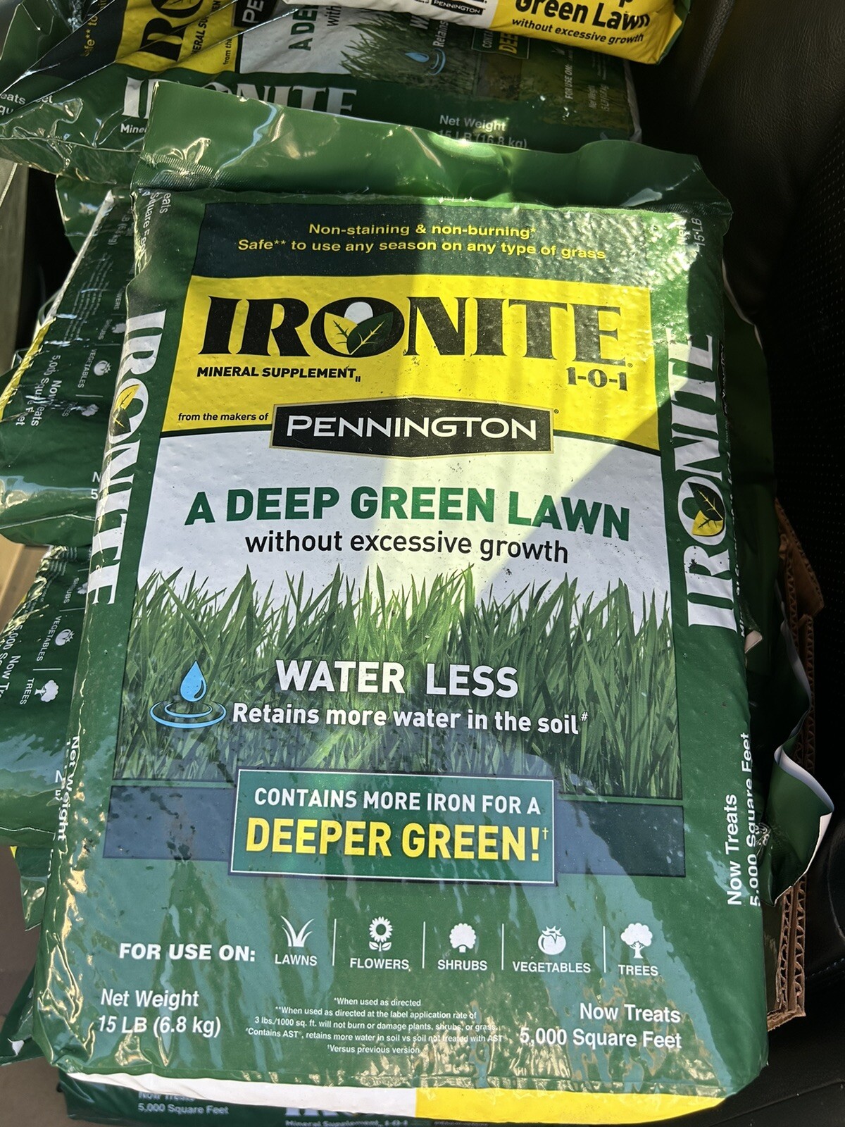 Ironite Mineral Supplement by Pennington 1-0-0 Fertilizer 15lb Iron ...