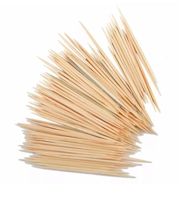 Toothpicks Wooden/ 1000 Pcs Double Pointed Dental Care /2 Packs of ...