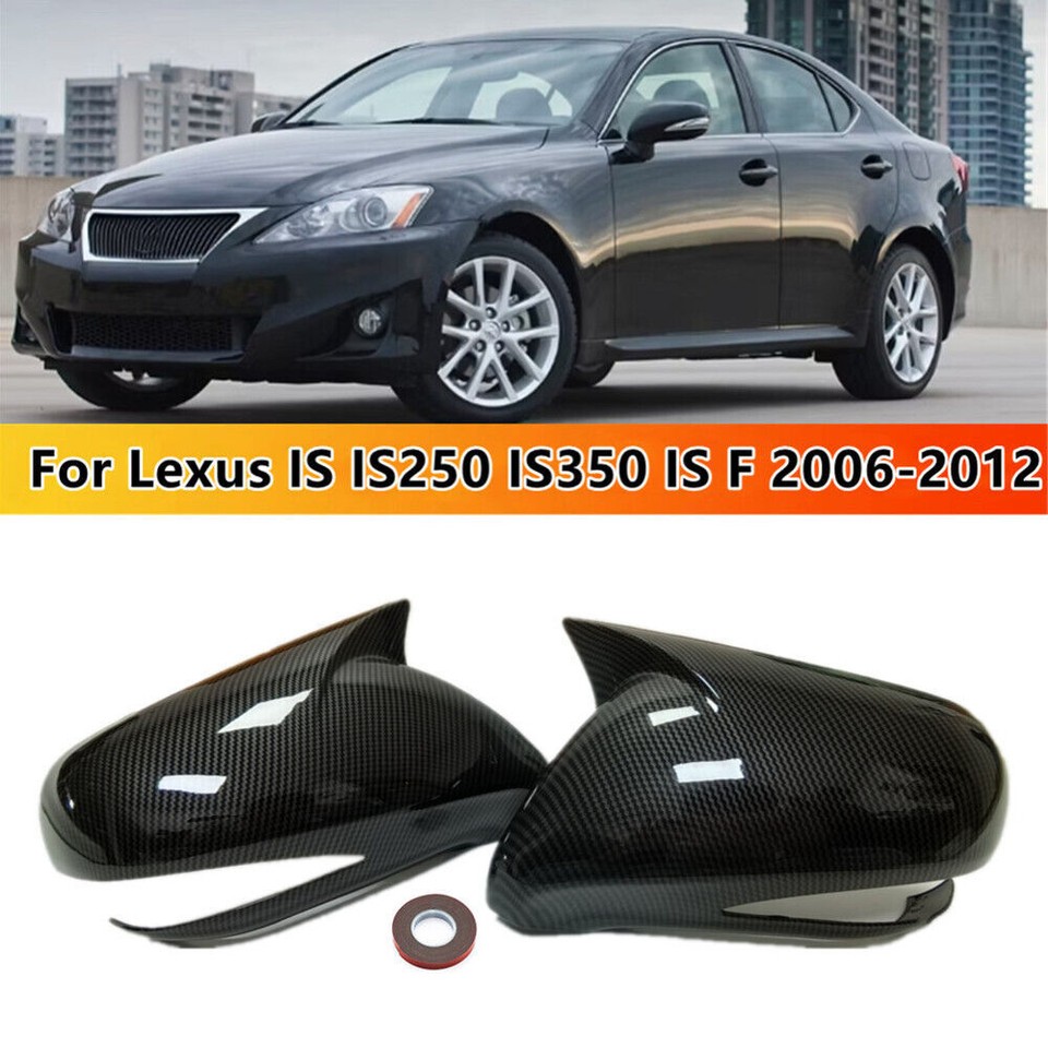 For Lexus IS IS250 IS350 ISF 2006-2012 Carbon Fiber Rearview Mirror ...