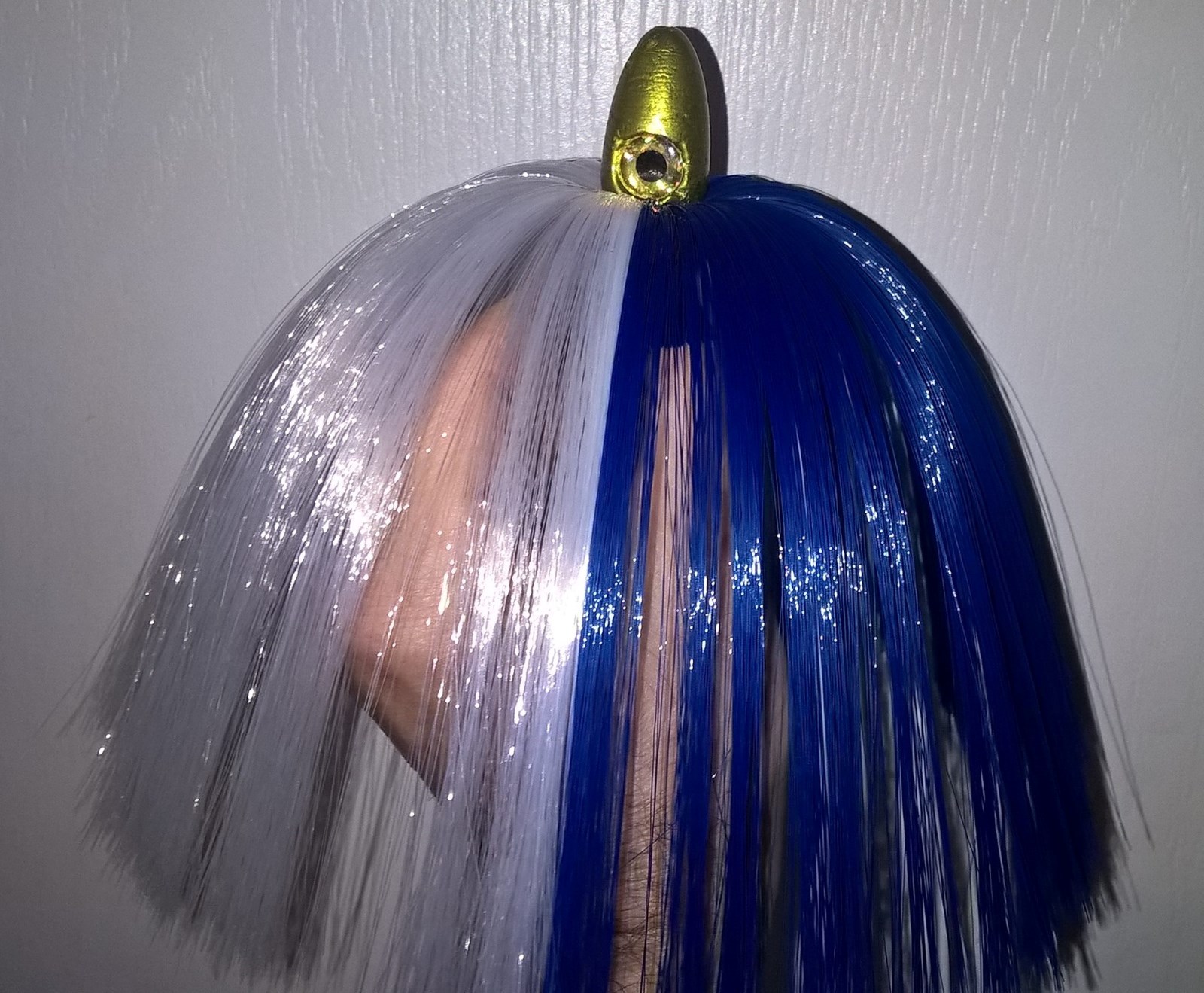 2 TROLLING LURES SALTWATER BLUE/WHITE SEA OCEAN WITCH 1oz 2oz 3oz 4oz ...
