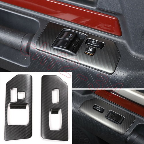 For Toyota FJ Cruiser 2007-21 Steel Carbon Window Lift Switch Button ...