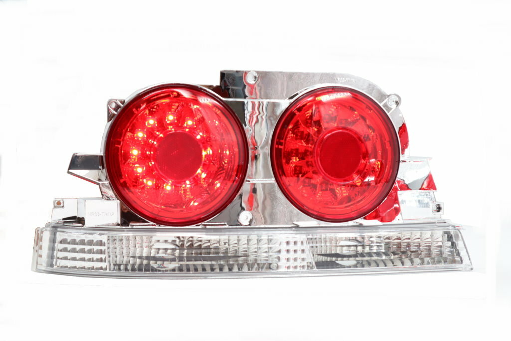 Clear Red LED Tail Lights for~95-98~Nissan Skyline R33 GTR GTST RB26 ...