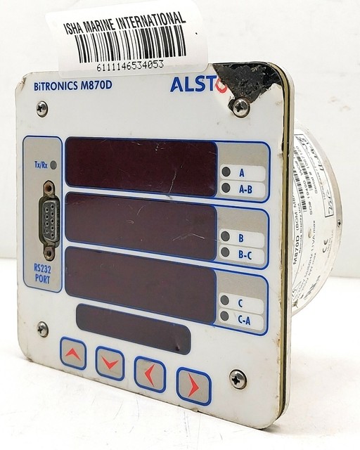 Alstom Bitronics M870D Remote Display Unit 19490 for sale online | eBay