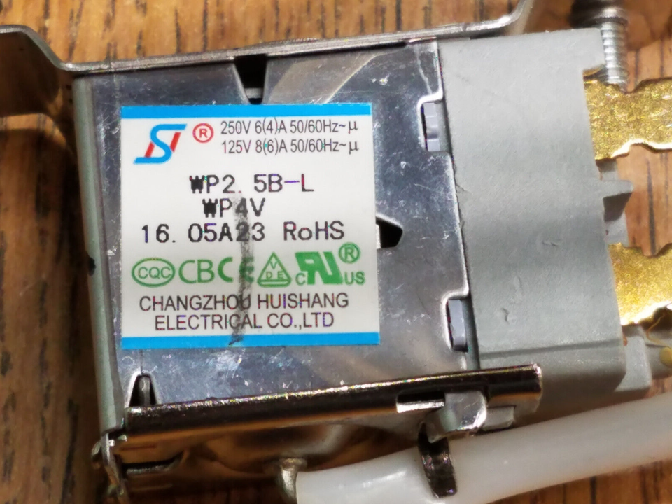 Water Cooler Thermostat Relay WP2 5B-L WP4V 16. 05A23 | eBay