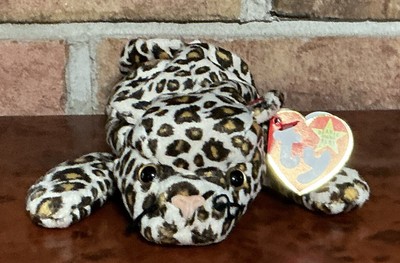 Ty Beanie Baby Rare FRECKLES (THE LEOPARD) DOB 06-03-96 STYLE # 4066 ...
