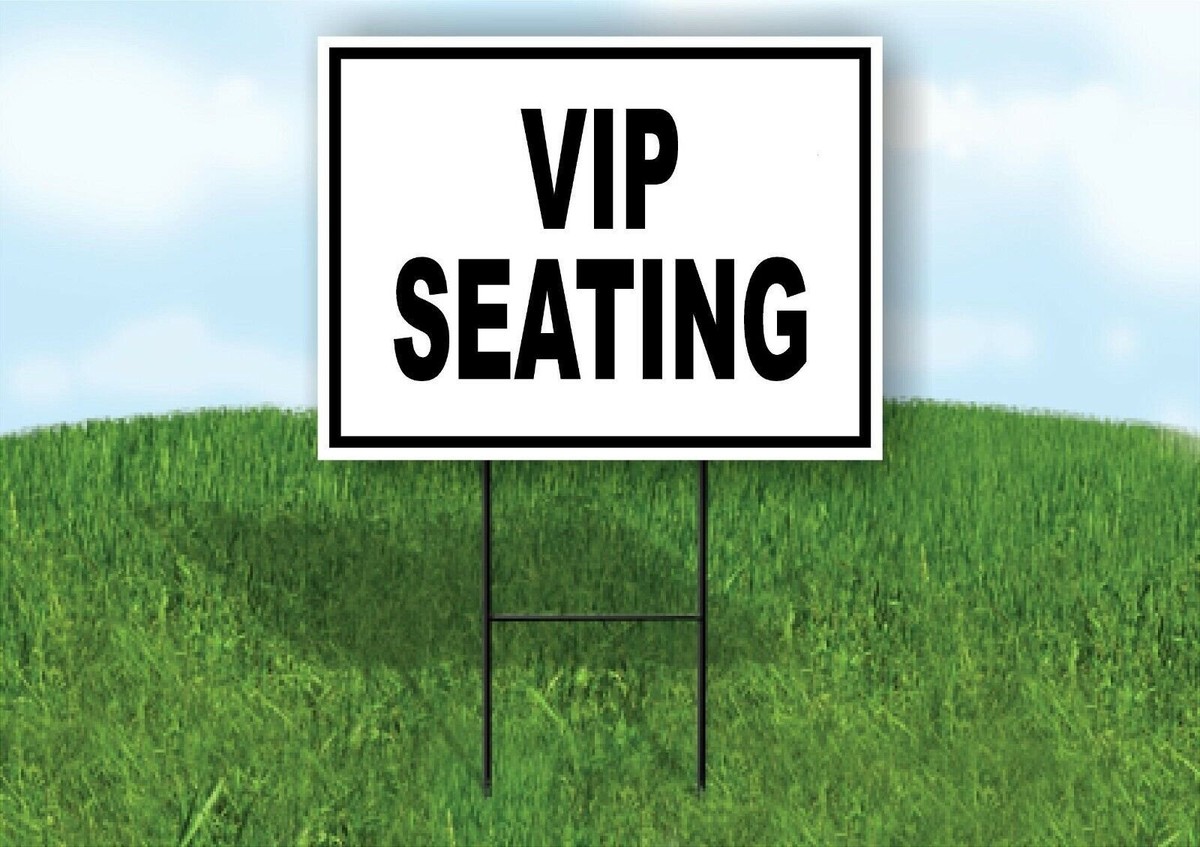 Vip Seating Sign HARRISON VIP Stadium Seat PSRIG.com