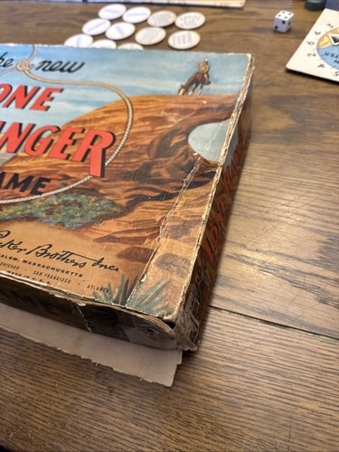 THE NEW LONE RANGER BOARD GAME 1956 PARKER BROS | eBay