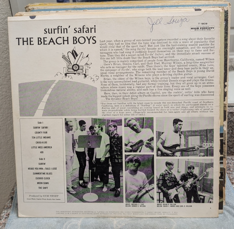The Beach Boys Surfin' Safari LP 1962 MONO pressing 409 | eBay