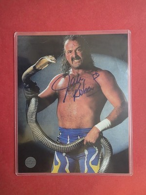 Jake the Snake Roberts Hand Signed 8x10 Photo Autographed Pro Wrestling ...