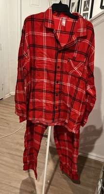 WONDERSHOP Men’s XXLarge Sleepwear, Red Plaid Cotton Pajamas | eBay