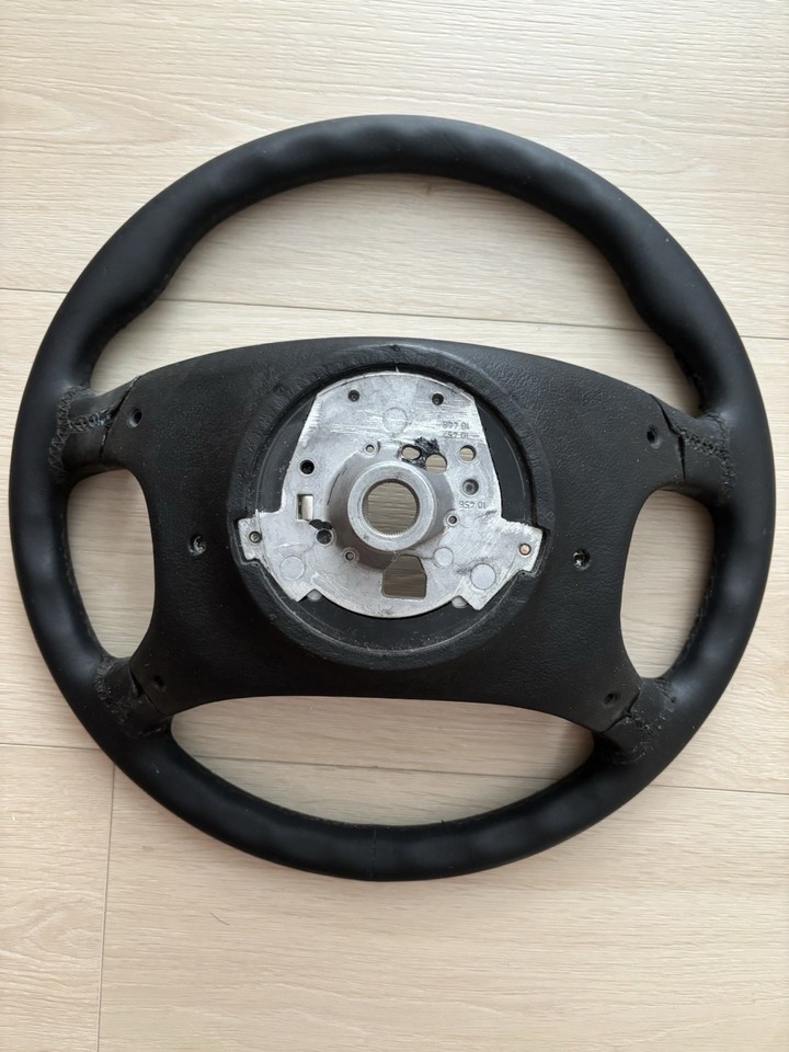 96-99 BMW E36 M3 M-TECH 4-SPOKE LEATHER STEERING WHEEL COMPLETE OEM | eBay