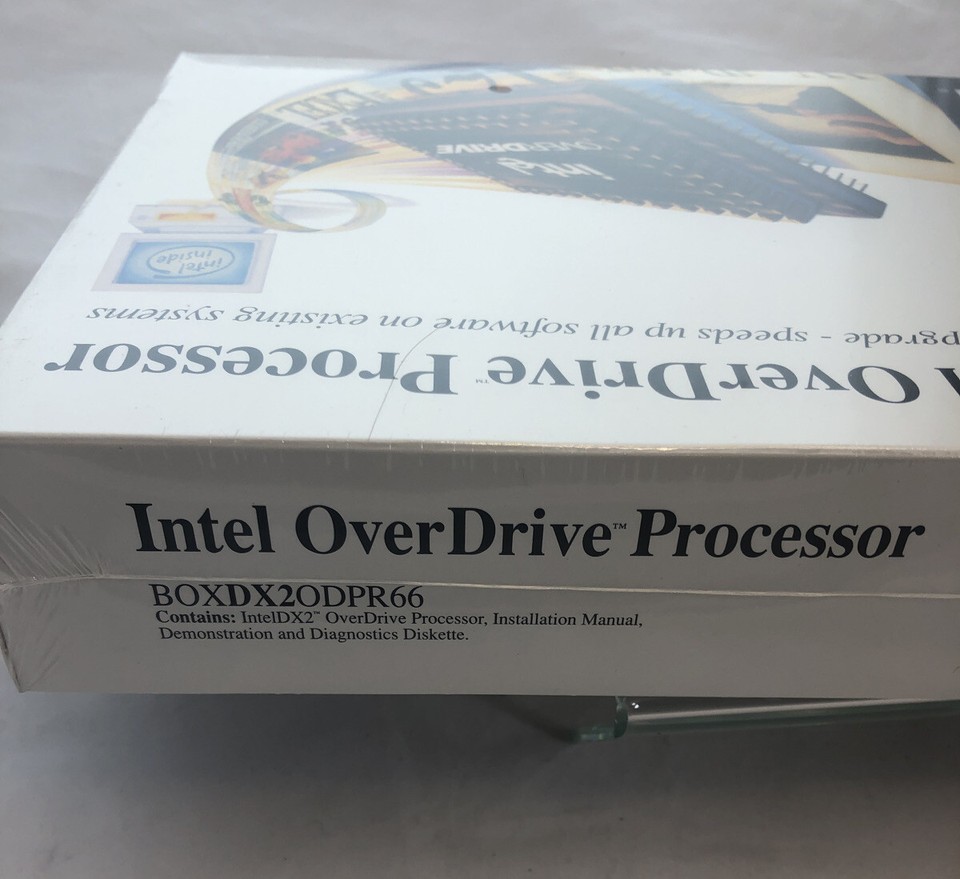 NEW 486 DX66 Retail BOX INTEL PROCESSOR DX2ODPR66 486 DX2 66Mhz ...
