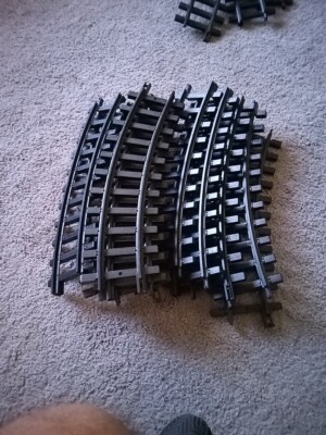 G Scale Train Track Lot 10 curved, 5 Straight | eBay