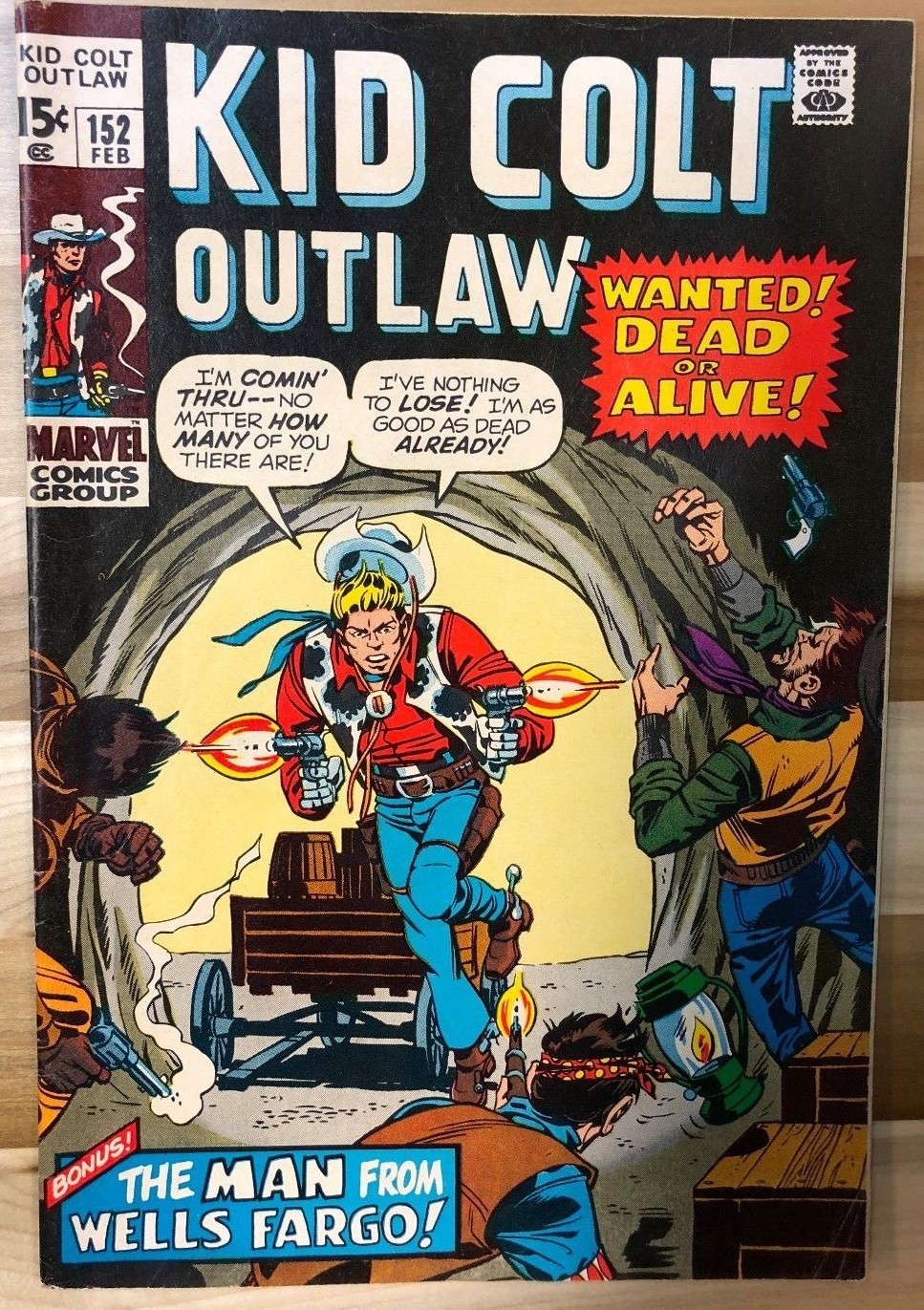 KID COLT OUTLAW #152 (1971) Marvel Comics VG+/FINE- | eBay
