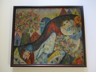 VINTAGE PAINTING ABSTRACT CUBISM EXPRESSIONISM Raimondo Cardelli LISTED ...