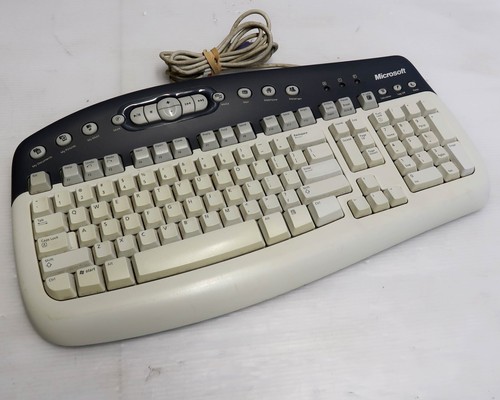 Microsoft MultiMedia Keyboard 1.0A, KB-0168, PS/2, Cleaned, Tested and ...