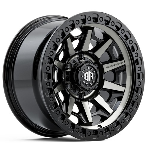 FORD RANGER WHEELS 18 INCH BLACK ROCK CAGE TITNED 4X4 RIMS RAPTOR 18X9 ...