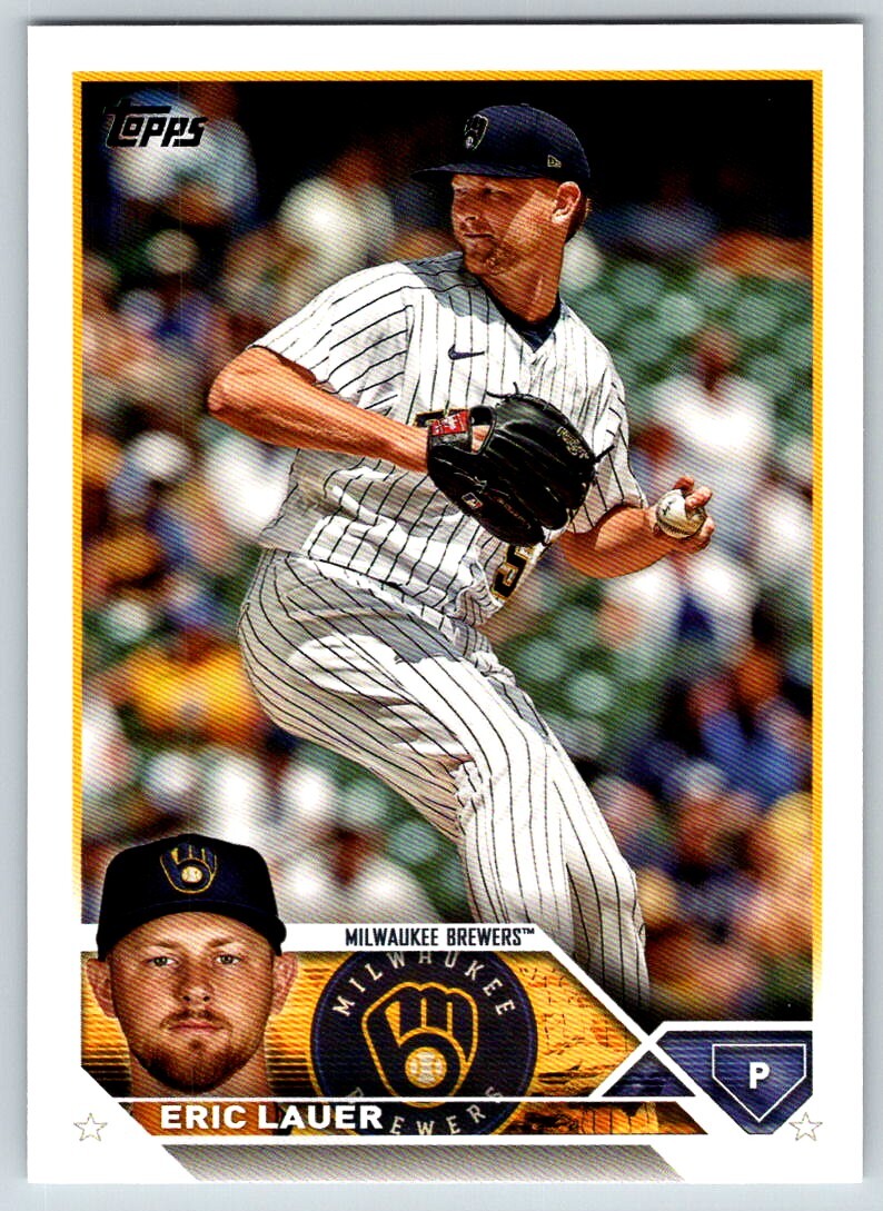 2023 TOPPS SERIES 1 ERIC LAUER MILWAUKEE BREWERS #109 | eBay