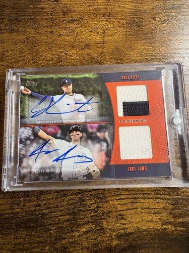 2025 Topps Series 2 Dual Auto Relic Colt Keith And Jace Jung 21/25 | eBay