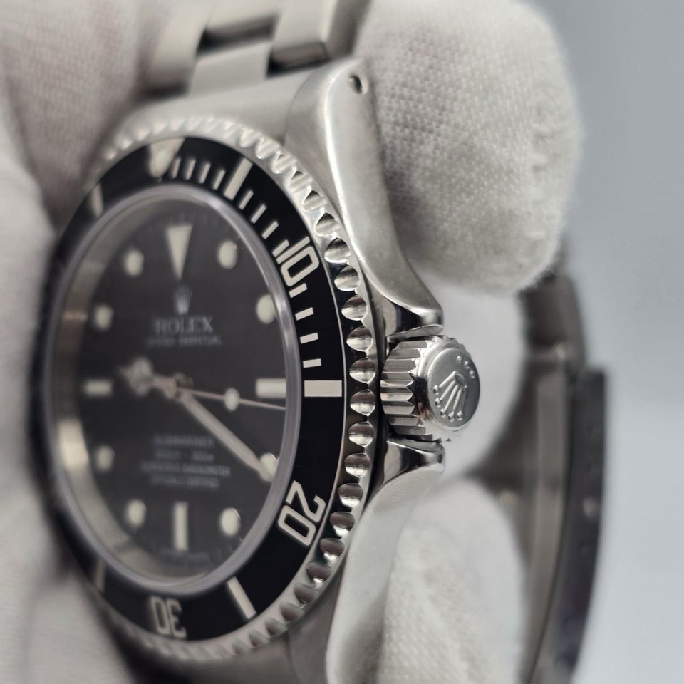 MINT 2009 Rolex Submariner No Date 14060M 4 Line REHAUT Black Dial 40mm ...