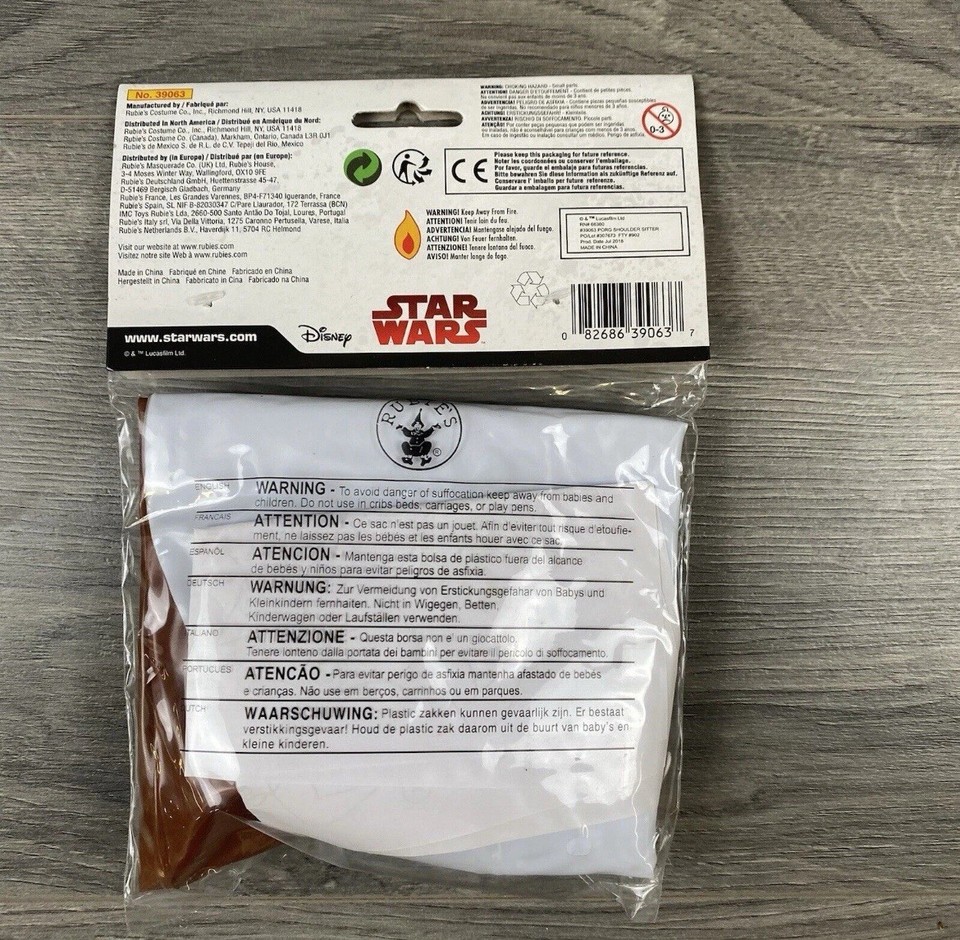 Star Wars Porg Inflatable Shoulder Fancy Dress Up Halloween Costume ...