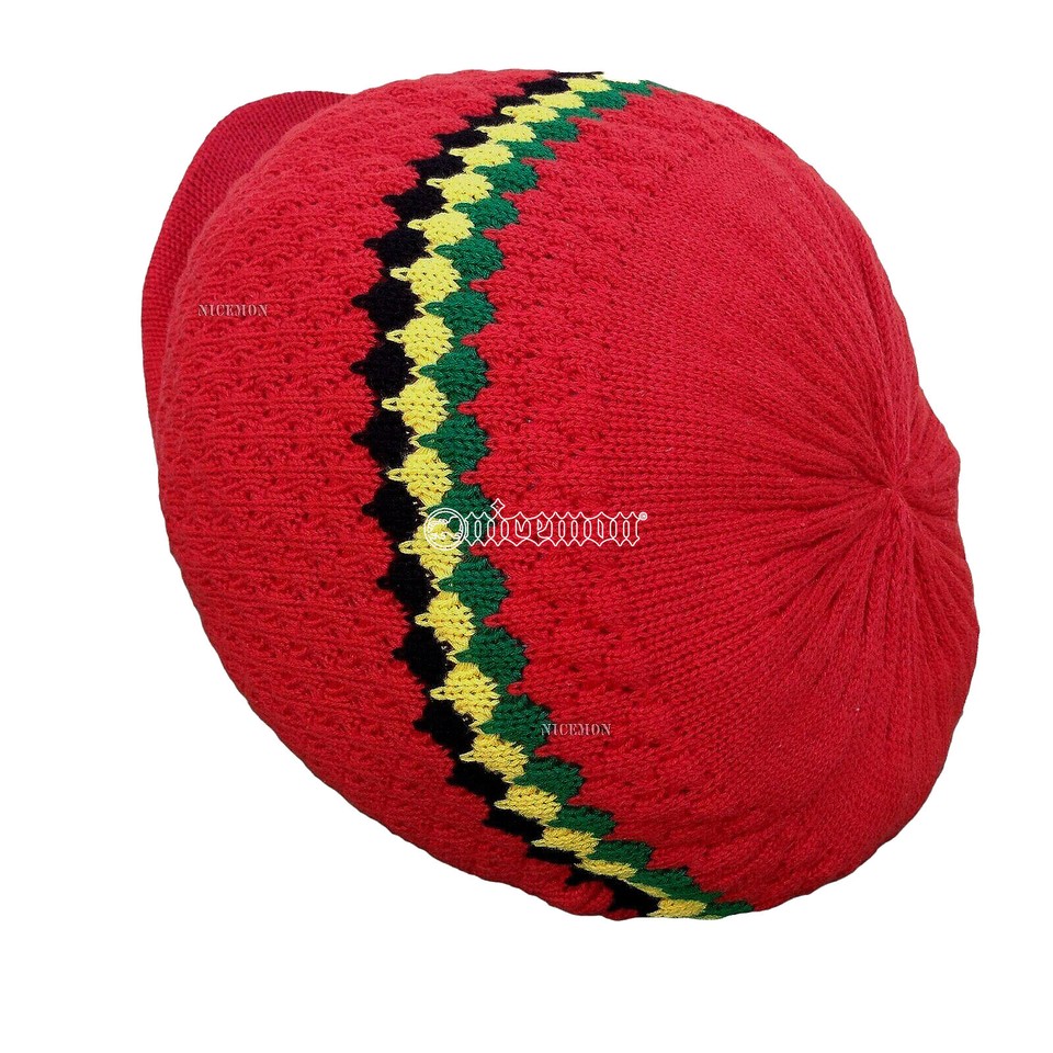 Rasta Rastafari Hat Cap Rastacap Reggae Jamaica Headwear Dreadlocks ...
