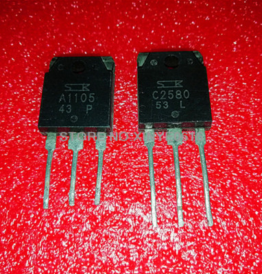 Hot Sell 1PAIR/2PCS 2SA1105 2SC2580 A1105 C2580 TO-3P Transistor | eBay