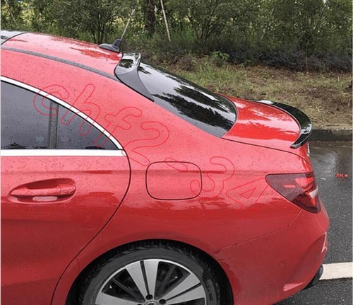 For Benz CLA200 CLA45 AMG 2013-19 Gloss Black Rear Roof Spoiler Top ...