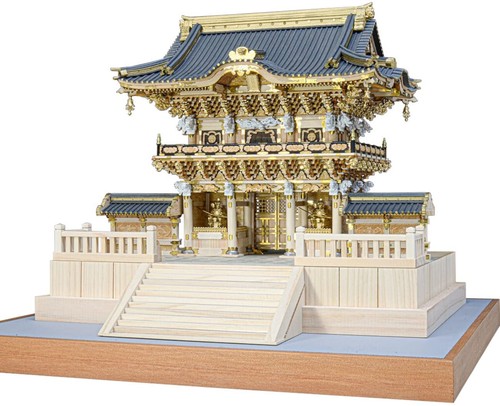 Woody Joe 1/50 Nikko Toshogu Yomei Gate Wooden Model Assembly Kit | eBay