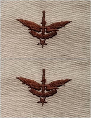 2 Pack Air Force Freefall HALO Jump Wings Senior Award Desert Tan Sew ...