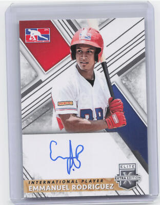 2019 Panini Elite Extra Edition #103 Emmanuel Rodriguez Autographs | eBay