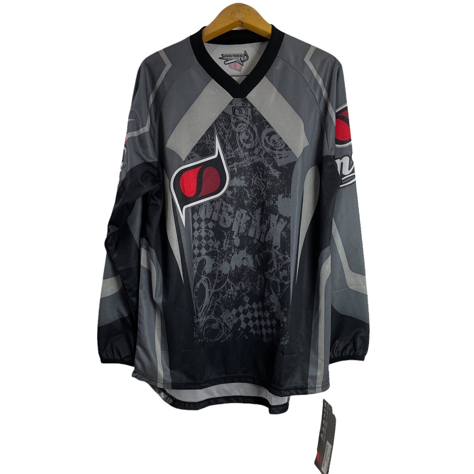 MSR Men's Minor Threat Revolver Motorcross Long Sleeve Jersey Shirt L ...