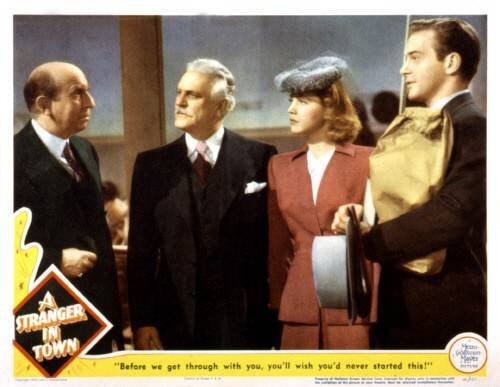 1943 Stranger In Town Lobby Card Frank Morgan Jean Rogers Richard C ...