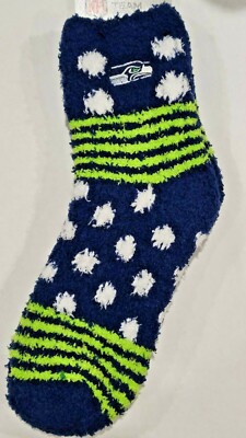 NFL Seattle Seahawks Fuzzy Soft Socks, New (HOMEGATER) | eBay