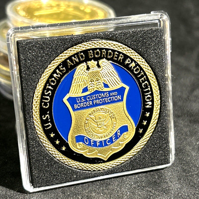 United States DOHS "Customs & Border Protection" Challenge Coin 40mm w ...