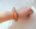 Vtg Danish Modernist Monies Gerda Lynggaard Massive Wood Bangle ...