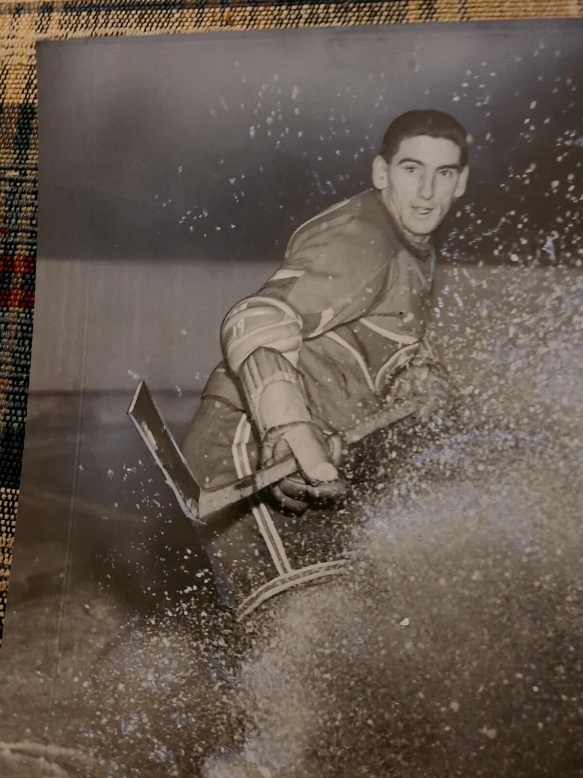 TONY DEMERS 1942 RARE NHL HOCKEY PHOTO MONTREAL CANADIENS QUEBEC EXPOS ...