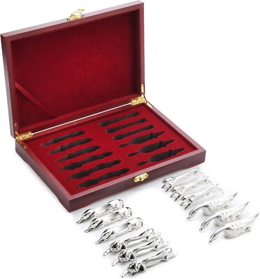 Vintage Style Knife Rest Set - Silver Knife Rest Set ‘Animali d’Europa ...