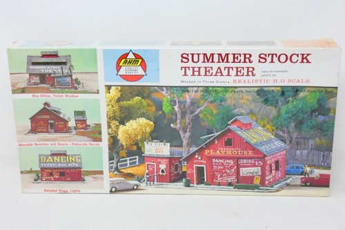 AHM HO Scale Buildings Summer Stock Theater 5855:398 SEALED | eBay